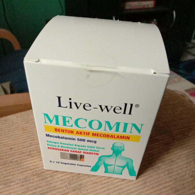 Live well MECOMIN 500mcg (opened 48 capsule left) | Shopee Malaysia