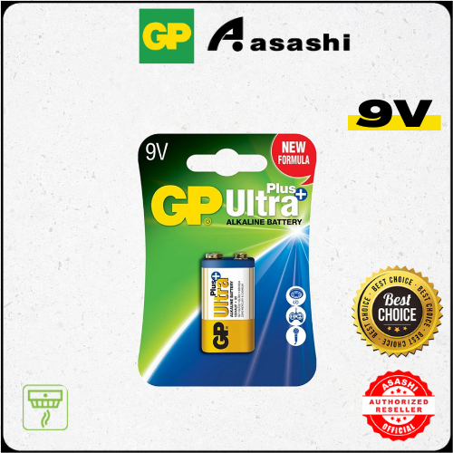 [For Power Hungry Devices] GP 9V Battery GP1604AUP-5U1 alkaline battery ...