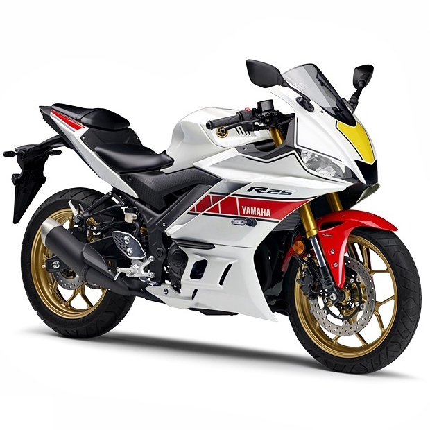 YAMAHA R25 V1 COVER SET WITH INNER WORLD GP 60TH ANNIVERSARY BODY SET ...