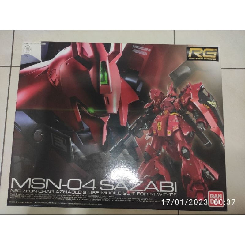 Bandai RG 1/144 Sazabi | Shopee Malaysia