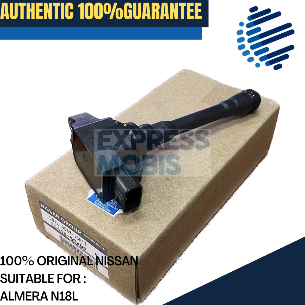 100% ORIGINAL NISSAN ALMERA ( TURBO ) IGNITION PLUG COIL 22448-5EK0A ...