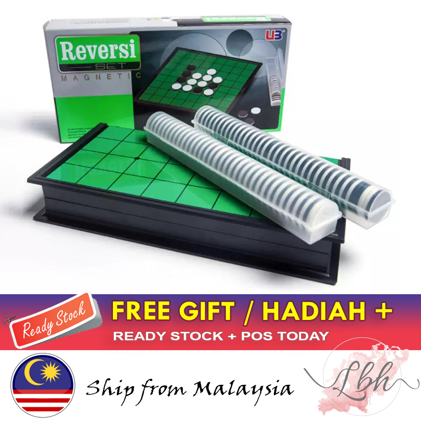 [LBH] Magnetic Foldable Reversi Othello Board Chess Children Family ...