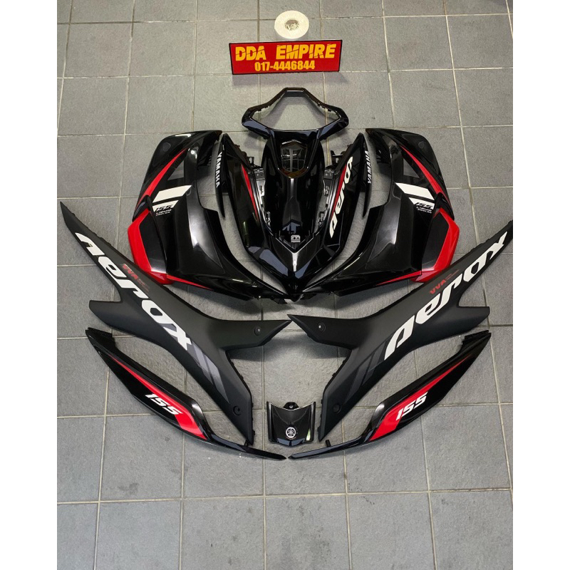 Coverset Nvx V2 hitam merah Original YAMAHA indonesia | Shopee Malaysia