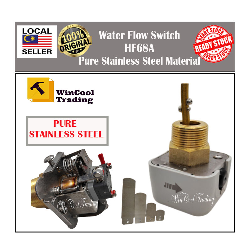 IFC Water Flow Switch HF68A Pure Stainless Steel 1"NPT | Shopee Malaysia