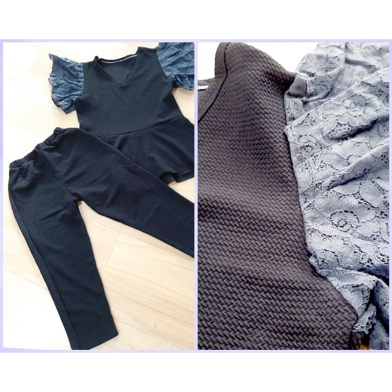 Baju Set Ropol Lengan | Shopee Malaysia