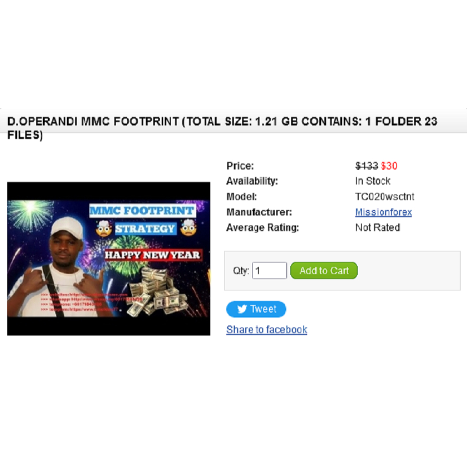 D.Operandi MMC FOOTPRINT WITH mmcfootprint-strategy PDF (Total size: 1. ...