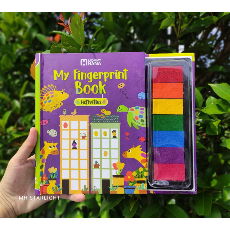 MY FINGERPRINT BOOK BUKU COP COP CAP JARI (MOMMYHANA) | Shopee Malaysia
