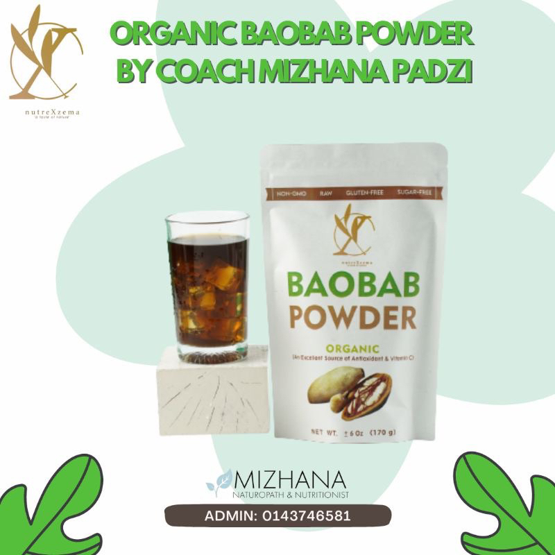 BAOBAB POWDER (100% ORGANIC BY COACH MIZHANA PADZI) | Shopee Malaysia