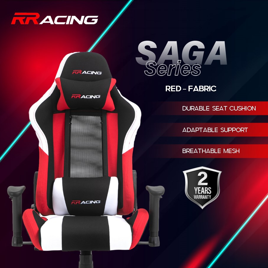 RRACING (by ARMORIG) - Ergonomic Fabric Adjustable Gaming Chair Office ...