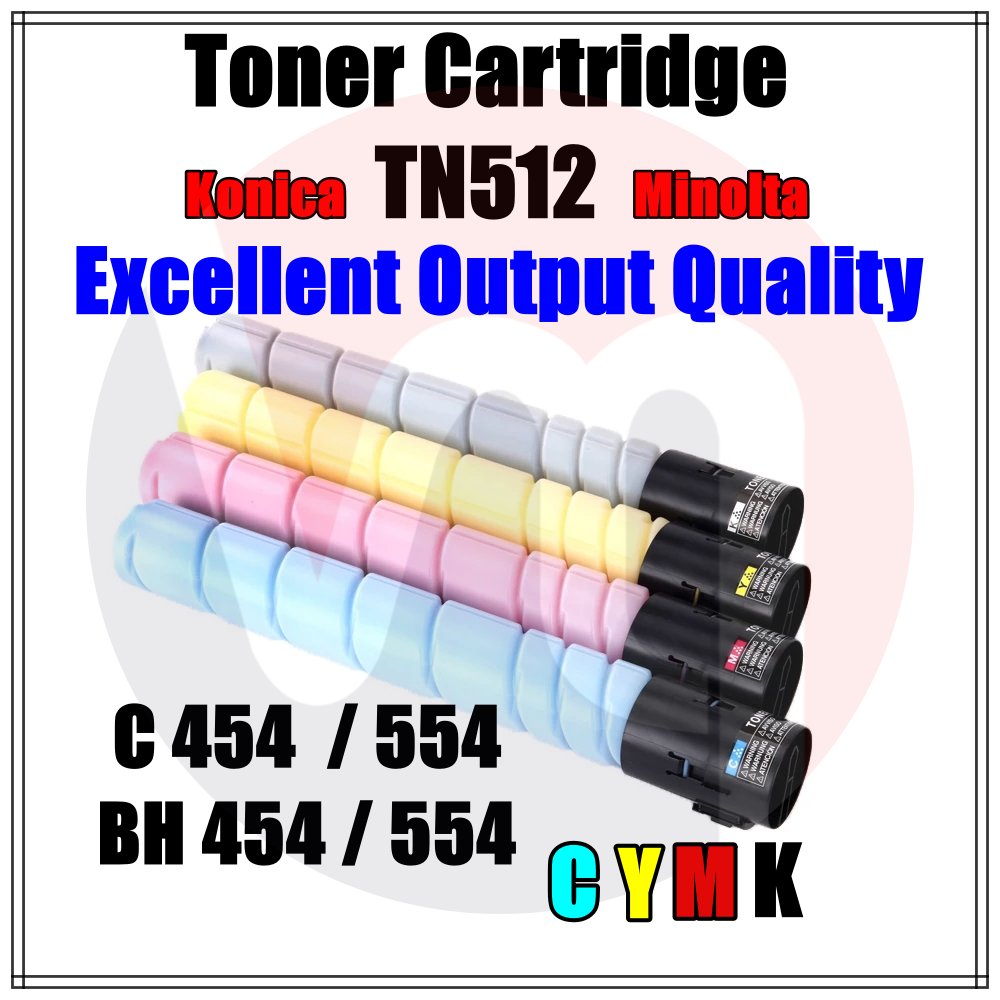 Toner TN512/TN324 Konica Minolta C454 554 BH454 554/258/308/368/458/558 | Shopee Malaysia