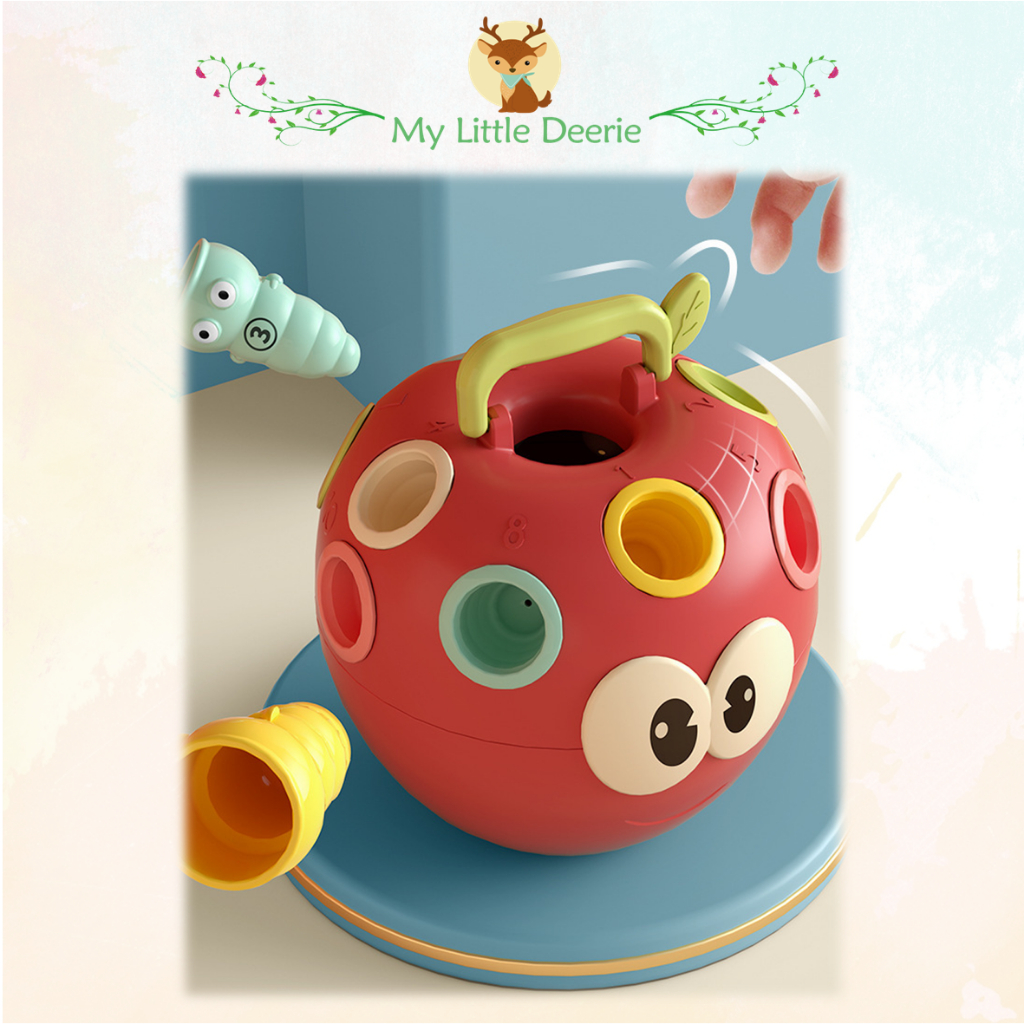 Apple Jar Fine Motor Colour Sorting Children Kids Toy | Shopee Malaysia