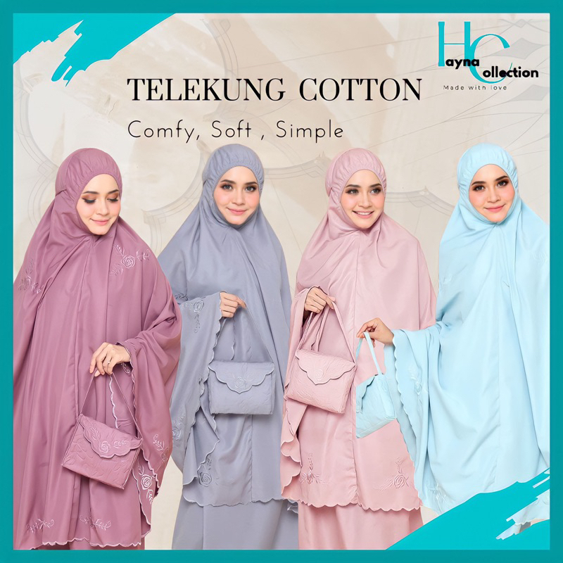 [Ready Stock] Telekung Cotton Telekung Cantik Telekung travel Telekung ...