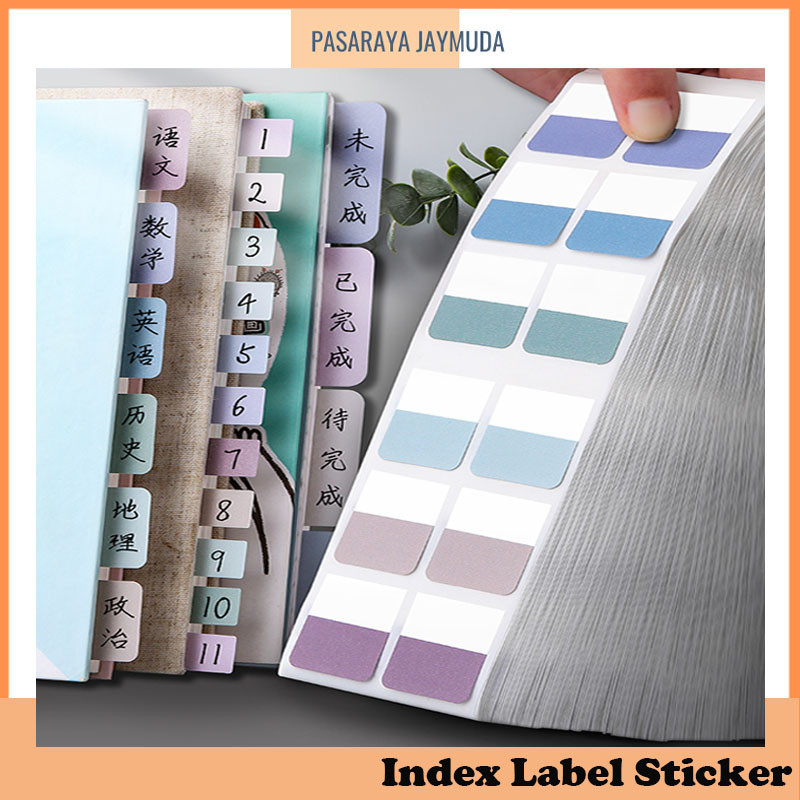[10cards/pkt] Index Label Sticker Sticky Notes Writable Reusable ...