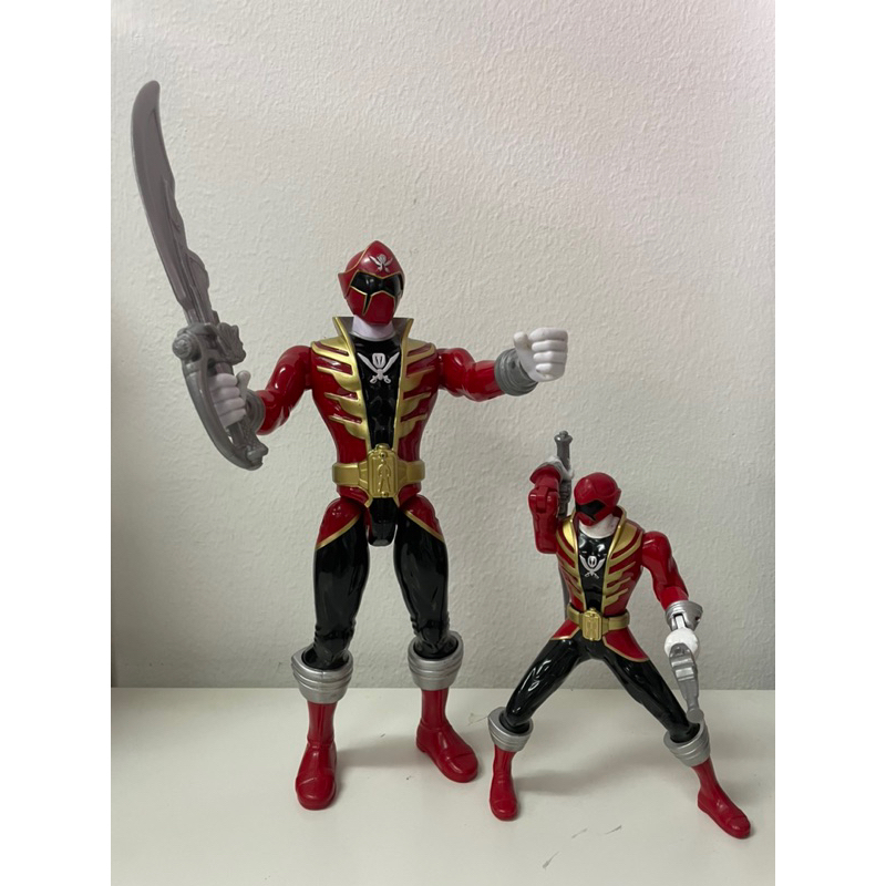 READY STOCK Power Rangers Super Megaforce Super Mega Red Ranger Figure ...