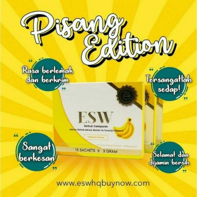 ESW EXTRA SKIN WHITE SACHET POWDER BANANA 💯ORIGINAL HQ💯 | Shopee Malaysia
