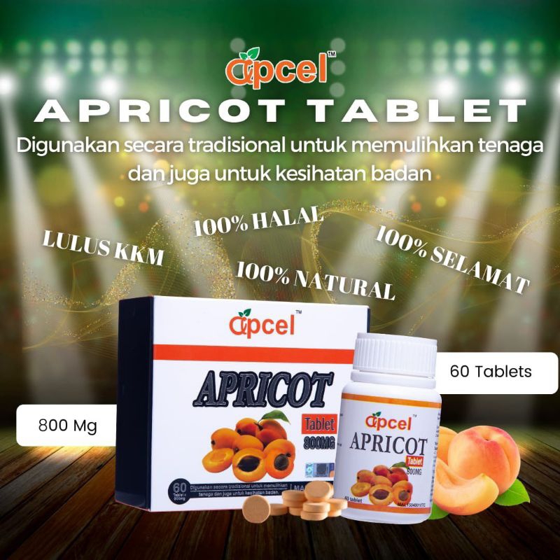 APRICOT TABLET 800mg | Shopee Malaysia