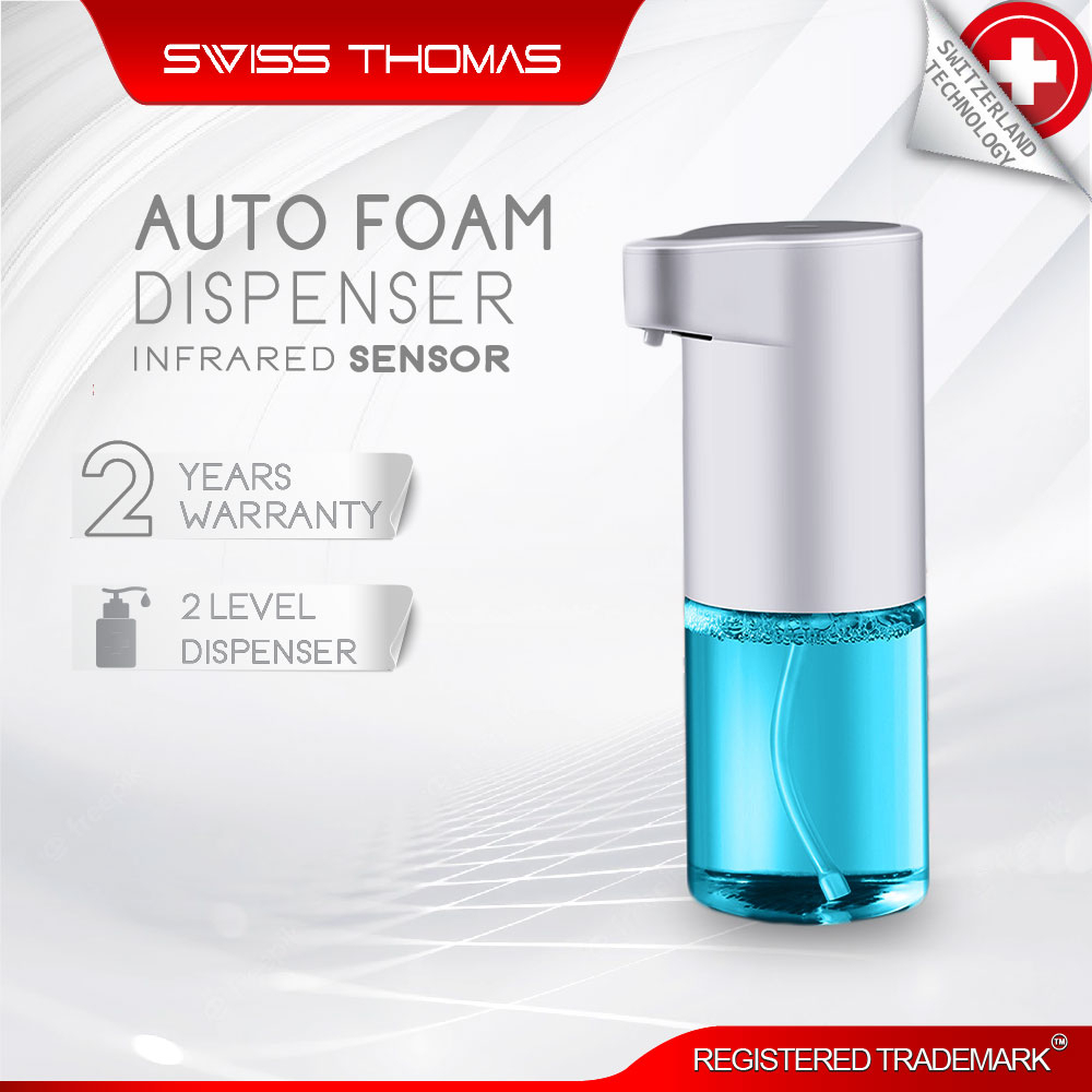SwissThomas Smart Sensor Automatic Foaming Soap Dispenser USB ...