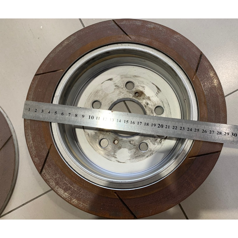 Used Japan REAR Glanz Hard6 Slit Disc Rotor Lexus IS250 Toyota Mark X ...