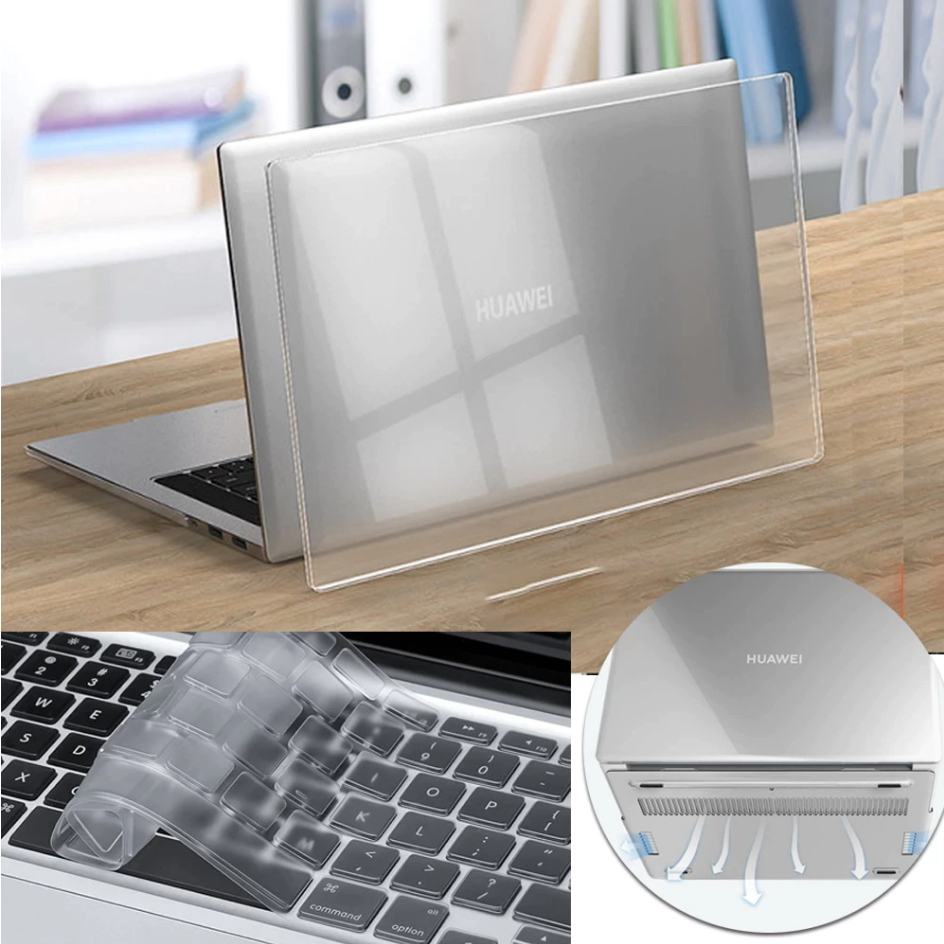 Crystal Clear Hard Case For Huawei/ Honor Matebook&Magicbook D14 D15 ...