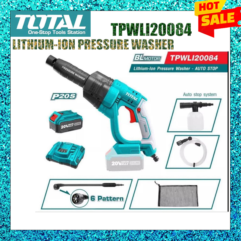 TOTAL TPWLI20084 LI-ION 20V PRESSURE WASHER | Shopee Malaysia