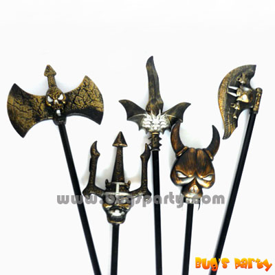 Halloween Accessories Plastic Trident, Axe, Sickle | Shopee Malaysia
