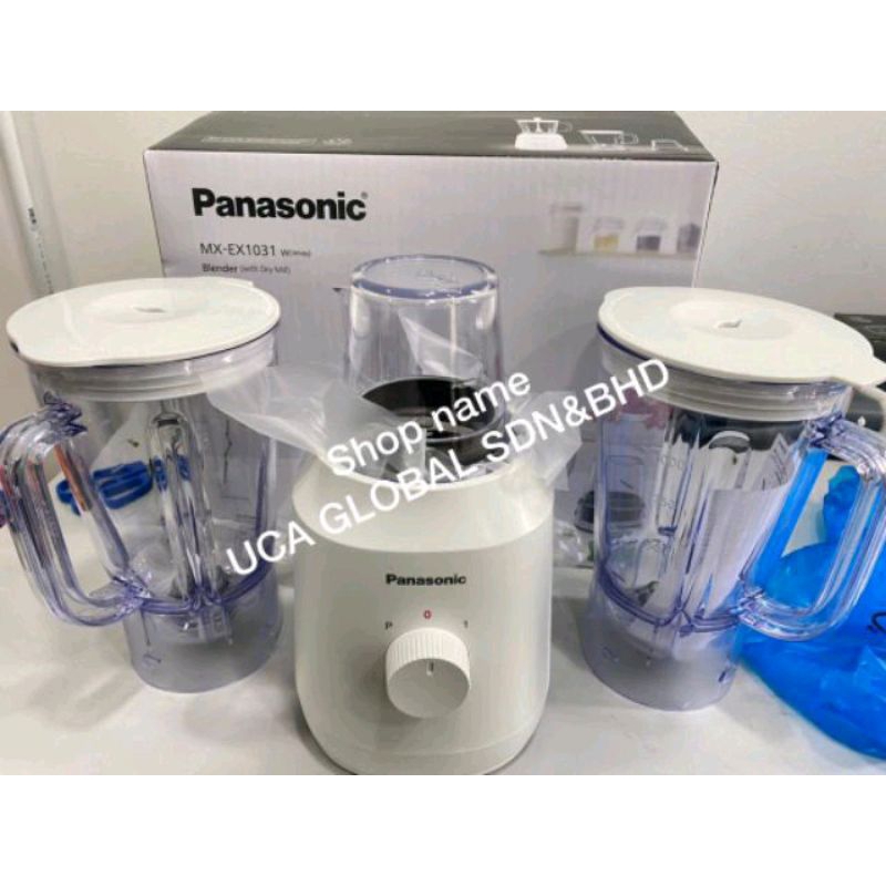 Panasonic Lightweight 1.0L Twin Jug Blender MX-EX1031WSK | Shopee Malaysia