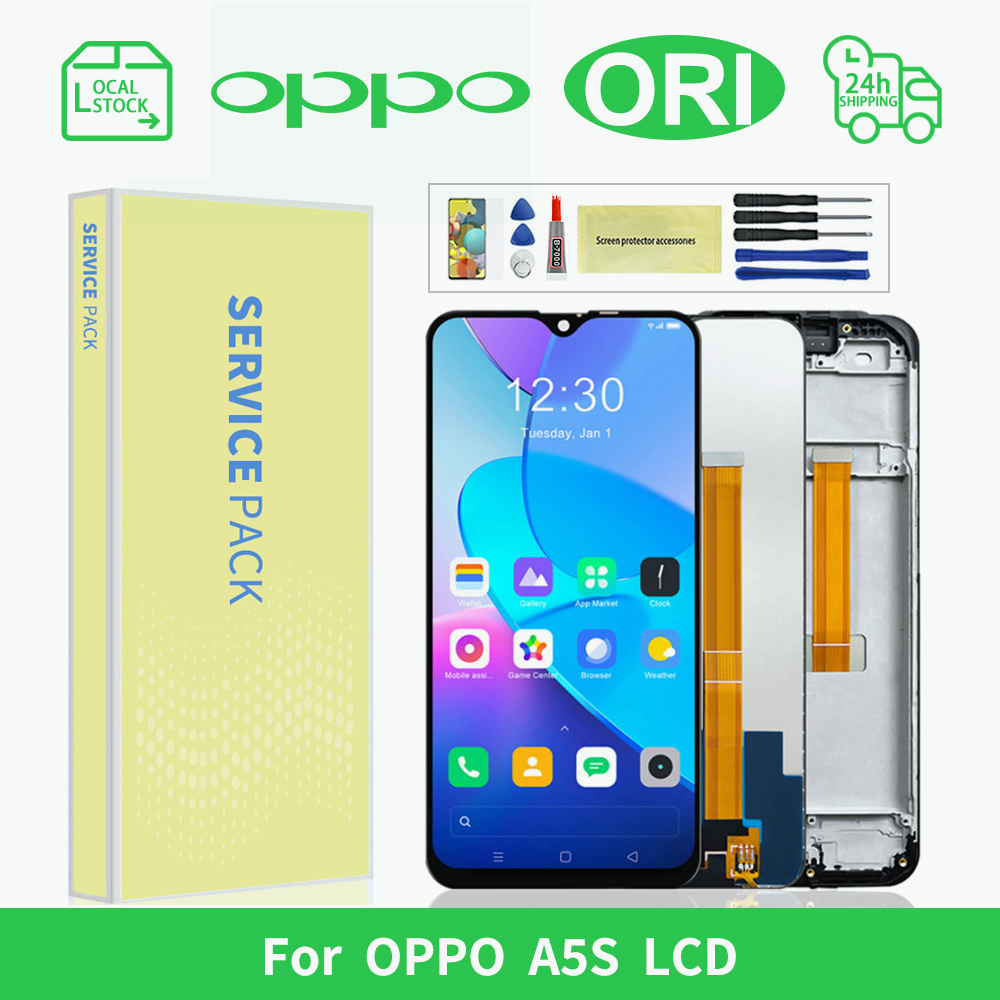 For OPPO A5S CPH1909 AX5S / OPPO A7 / REALME 3 / OPPO A12 LCD GLASS ...