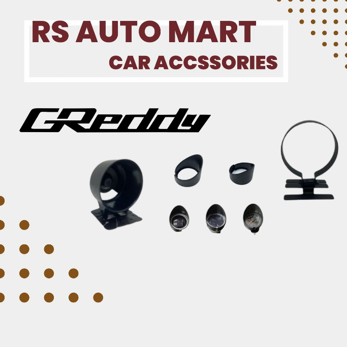 GREDDY DEFI STAND COVER METER CAP CASING 60MM | Shopee Malaysia