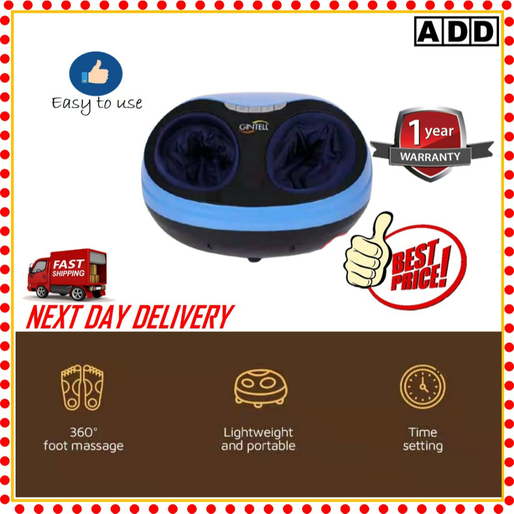GINTELL G-FEETIE FOOT MASSAGER Shiatsu Foot Care Foot Massager ...