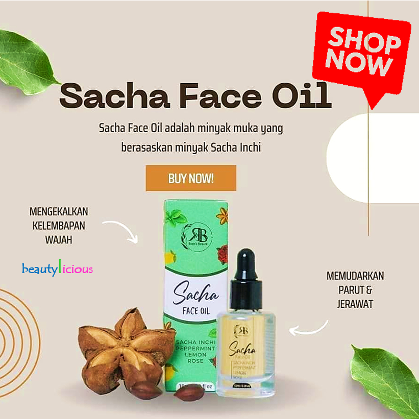 SACHA INCHI FACE OIL ORIGINAL HQ | Shopee Malaysia