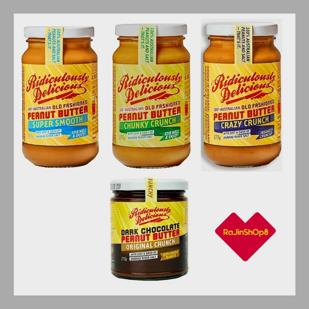 RIDICULOUSLY DELICIOUS Original Crunch Dark Chocolate Peanut Butter ...