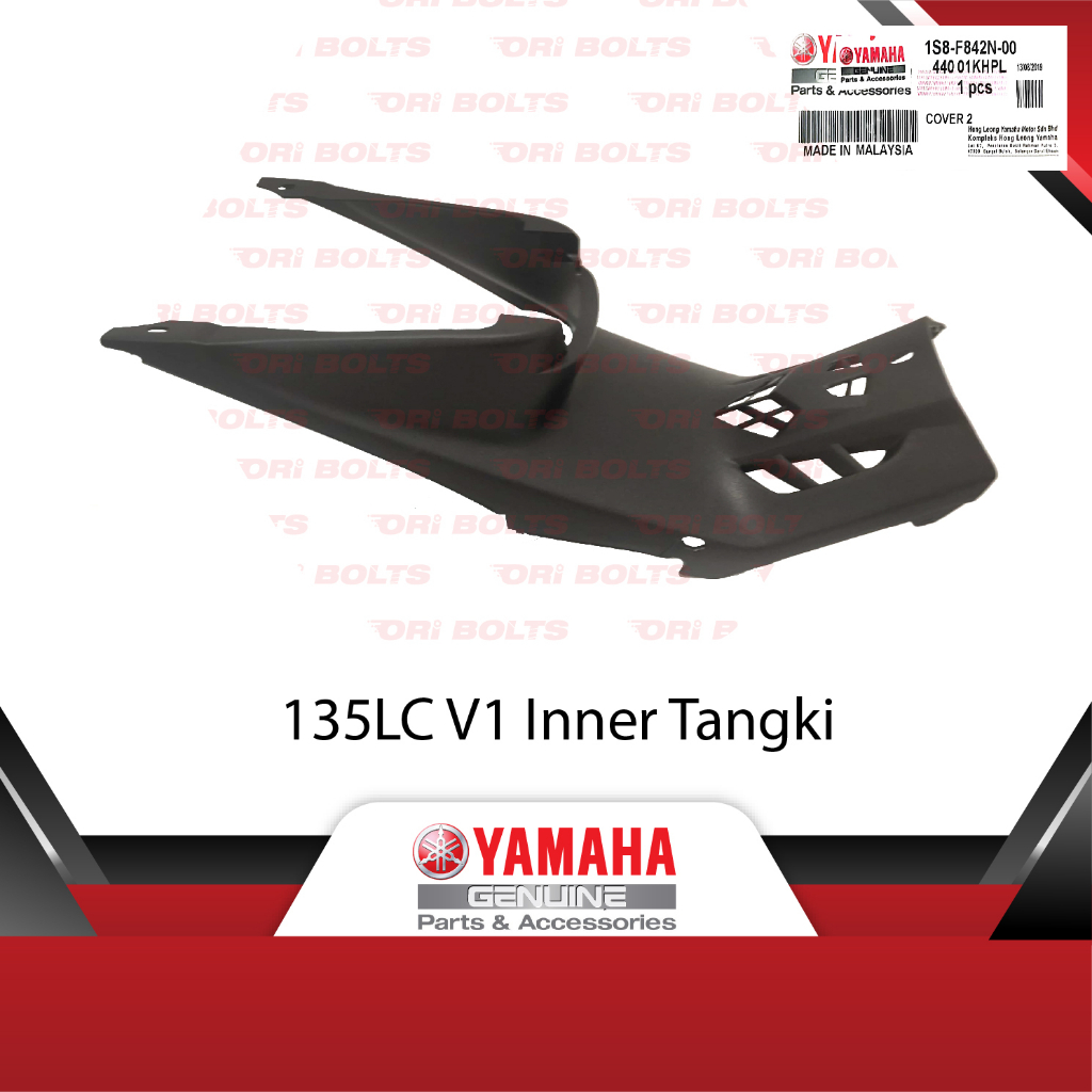 Yamaha Original 135LC V1 Inner Hitam Air Guide Inner Kunci Inner Tangki ...