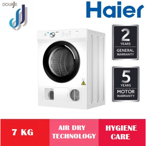 Haier 7KG Vented Dryer With Reversible Knob Control Sensor Dry HDV70A1 ...