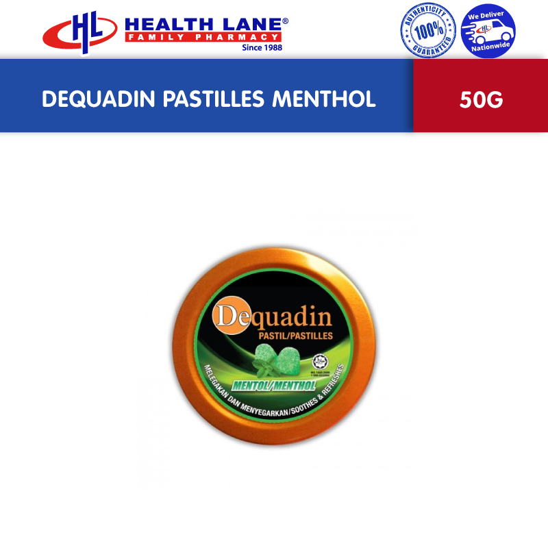 Dequadin Pastilles Menthol (50g) | Shopee Malaysia