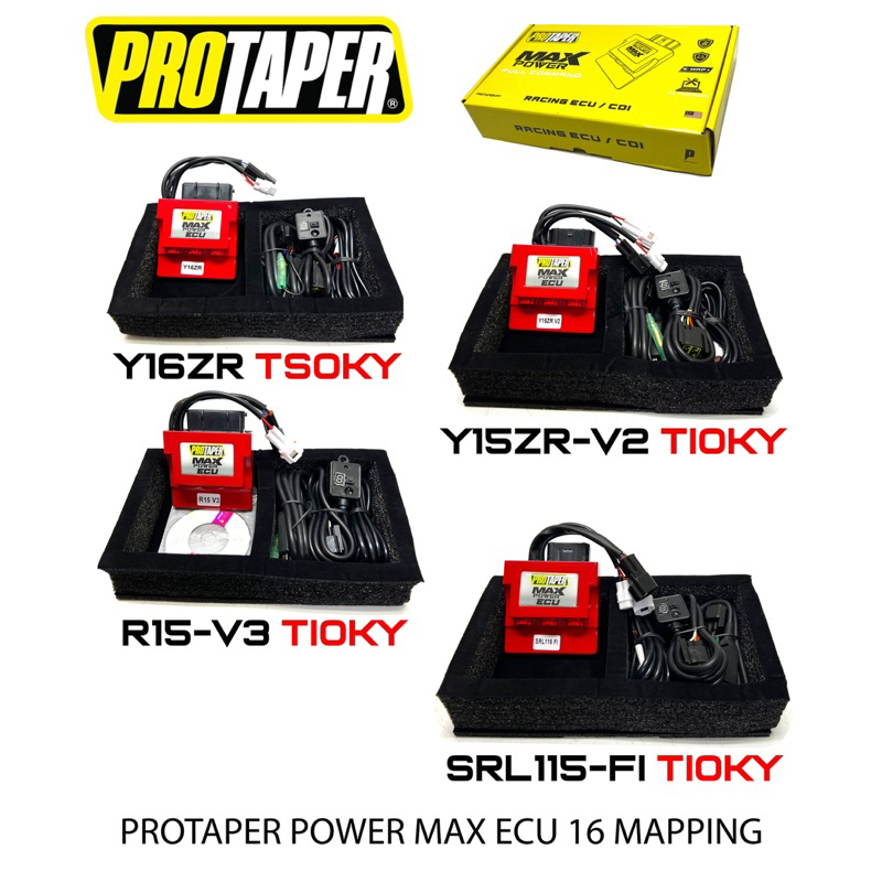 Y15/Y16/SRL115FI/R15/NVX/RS/RSX/RAIDER150 PROTAPER POWER MAX RACING ECU ...