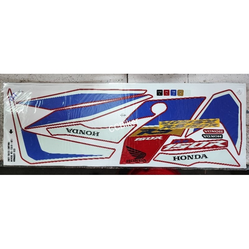 [2021] Honda RS150 Trico Edition (12) RS150r V1 V2 Motor Body Sticker ...