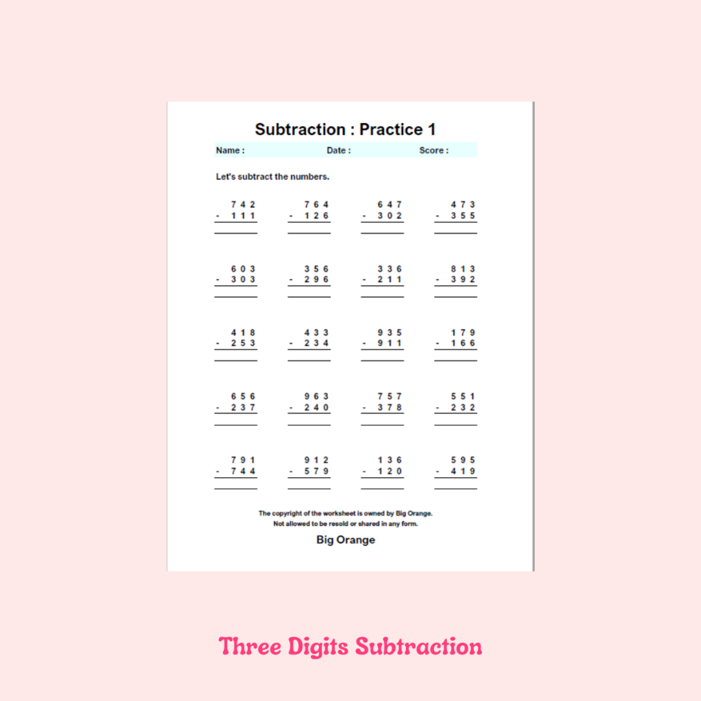 Printable Mathematics Worksheets - 6000 Questions, Addition ...