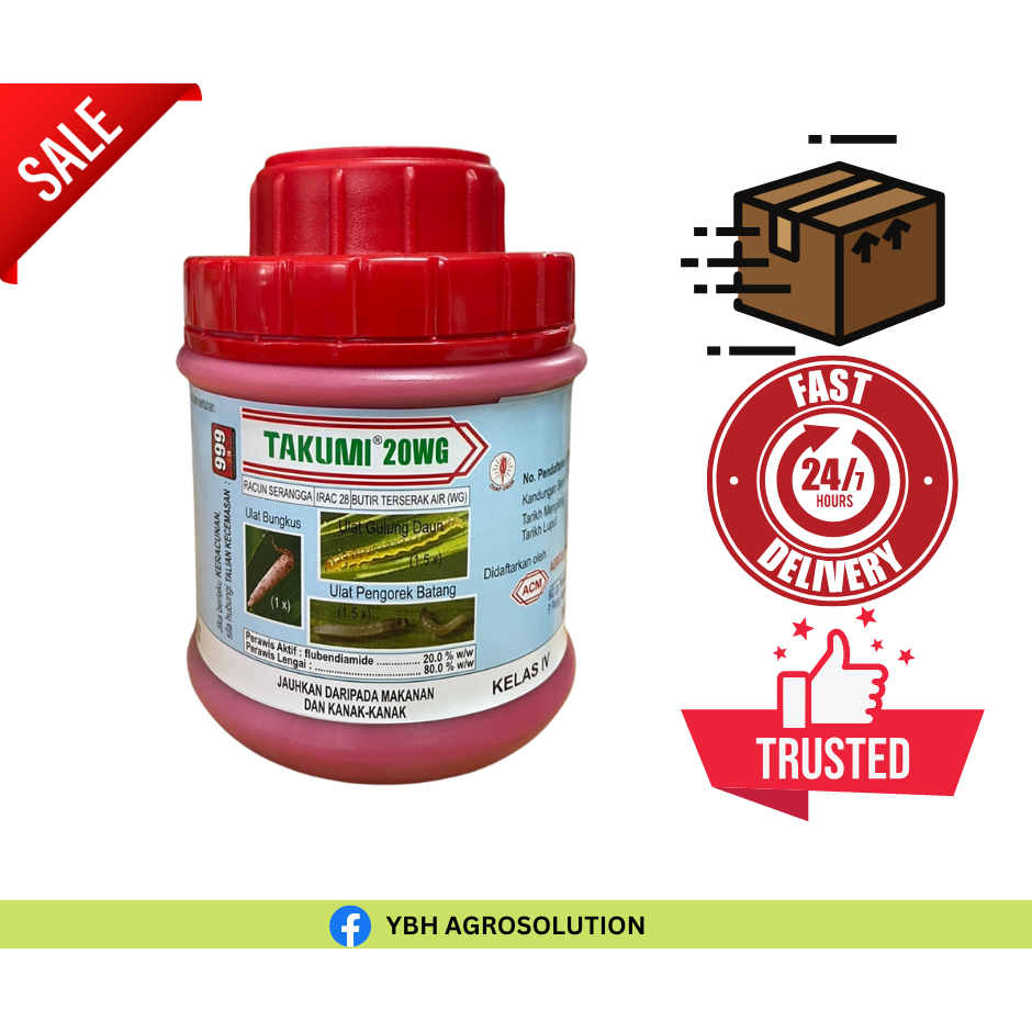 (SERANGGA) ACM TAKUMI 20WG (250G) Flubendiamide 20% Racun serangga/ insecticide | Shopee Malaysia