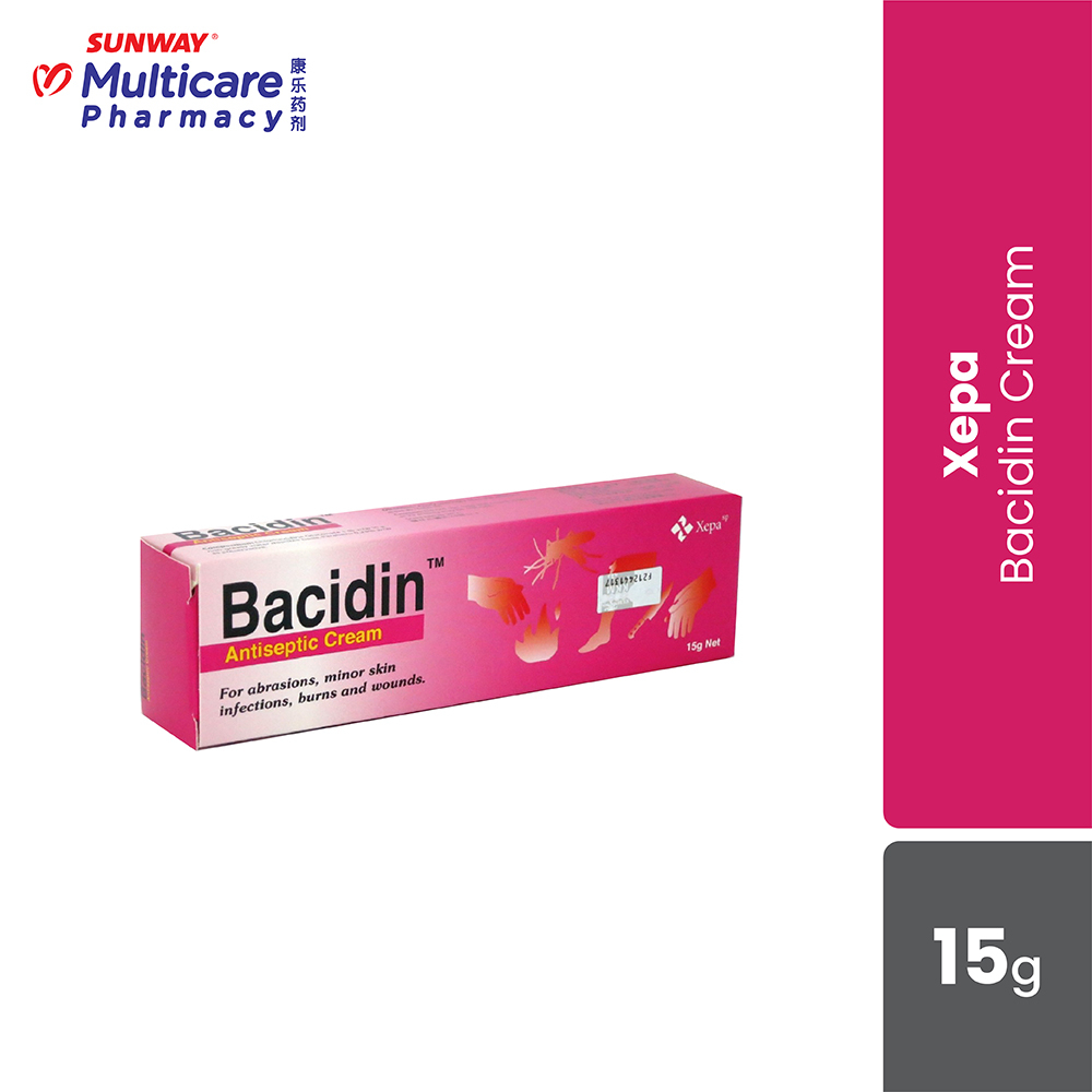 Bacidin Antiseptic Cream 15g | Shopee Malaysia