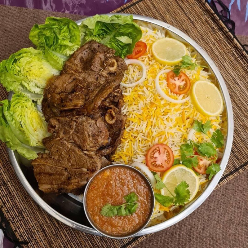 Pes Nasi Arab Yemeni Mendhi Bersama Beras Basmathi Pes Nasi Arab Mandy ...