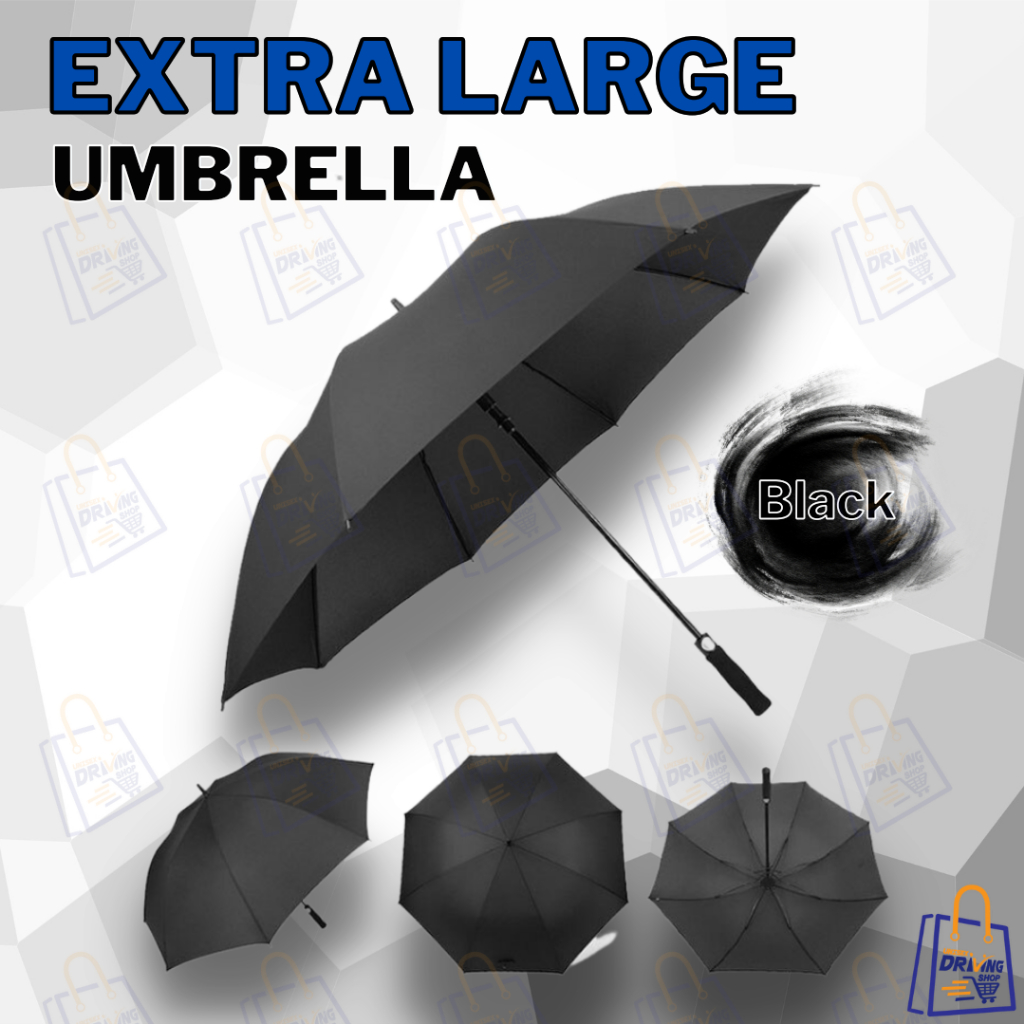 Extra Large Umbrella Big Size Golf Umbrella XL Auto Open Payung Besar ...