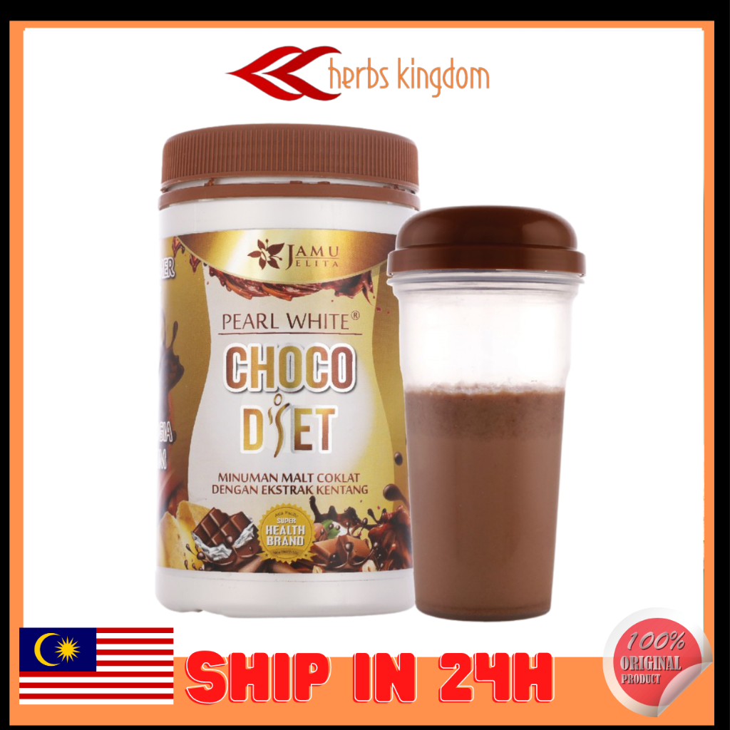 Jamu Jelita Pearl White CHOCO DIET 400g | Shopee Malaysia