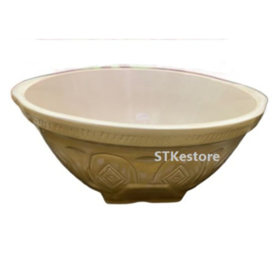 Mixing Bowl Rojak / Mangkuk Adunan Vintage / Ceramic Mixing Bowl / Acah ...