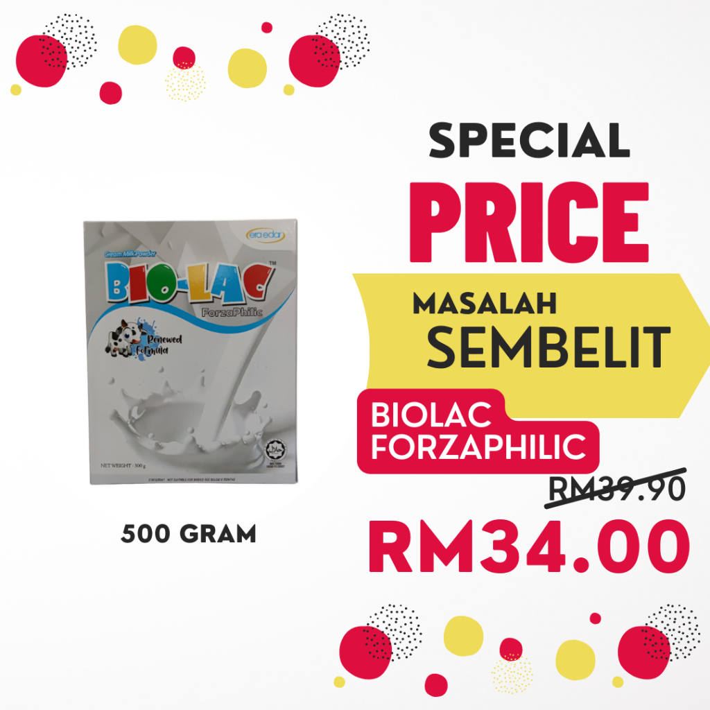 SUSU BIOLAC | BIOLAC FORZAPHILIC | FORMULA MILK | BIOLAC | MILK | Shopee Malaysia