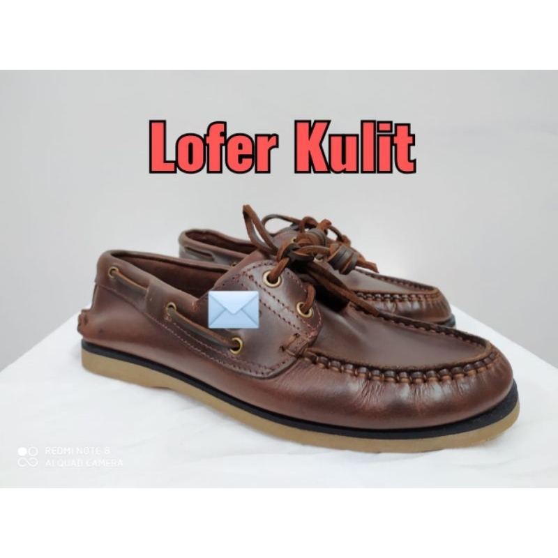 KASUT LOAFERS ORIGINAL KULIT BERTALI | Shopee Malaysia