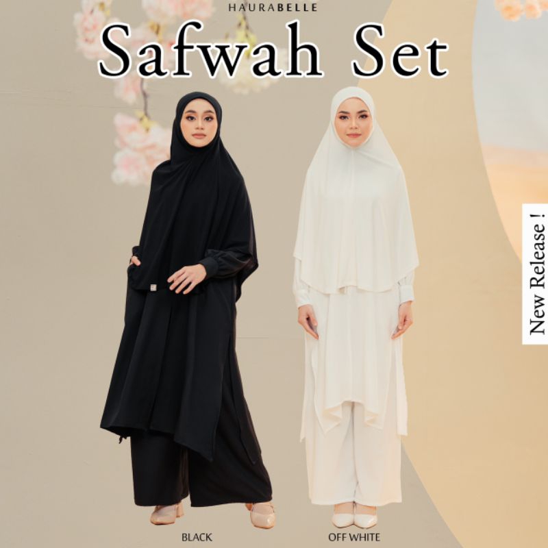 [ READY STOCK ] SAFWAH SET UMRAH COLLECTION BY HAURABELLE | Shopee Malaysia