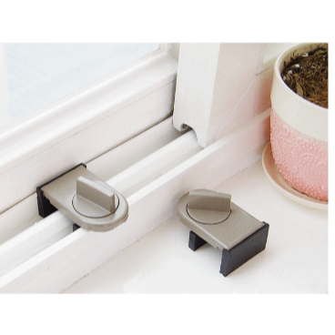 Window Lock Stopper Adjustable Sash Lock Safety Lock for Children locks ...