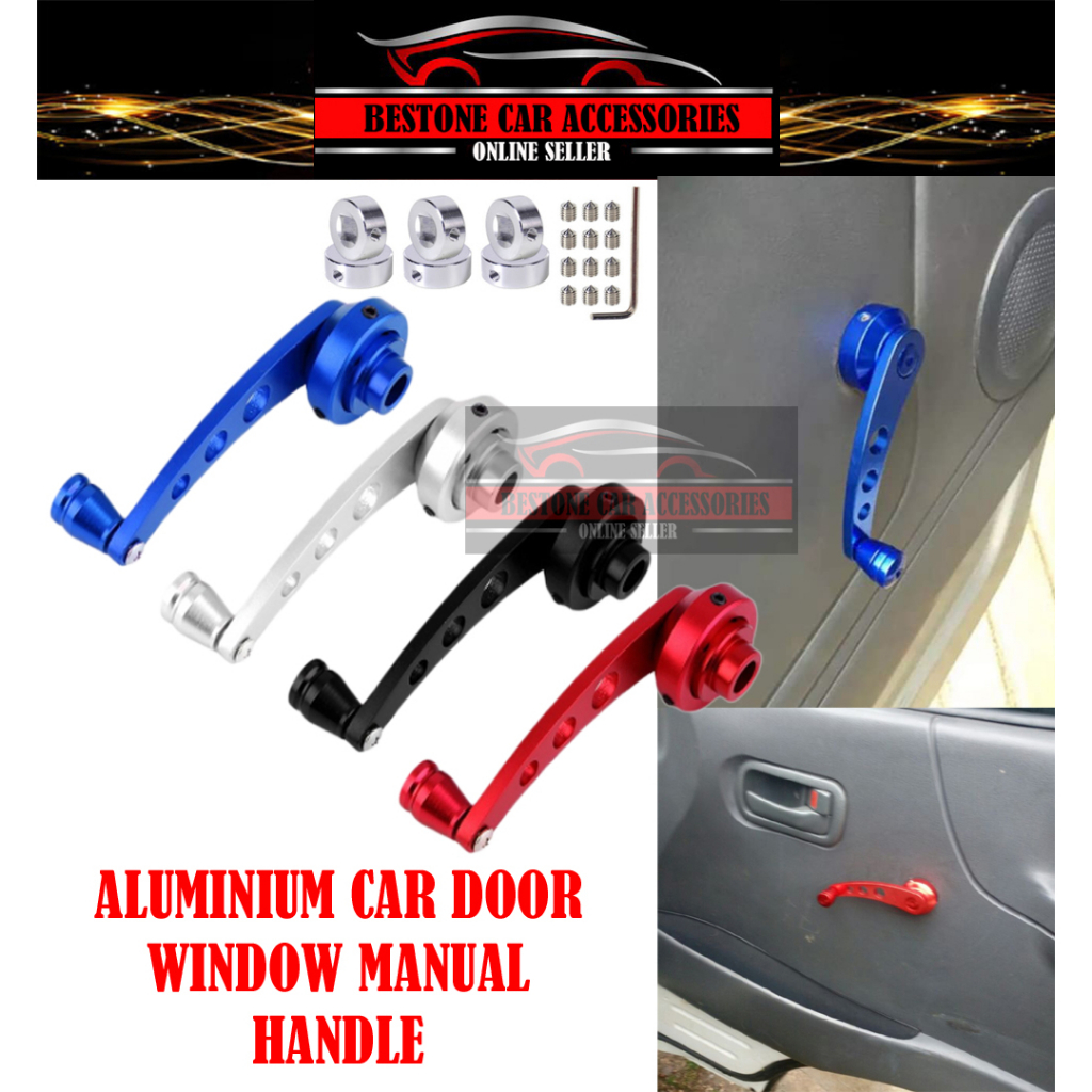 Aluminium Car Door Windows Manual Handle | Shopee Malaysia