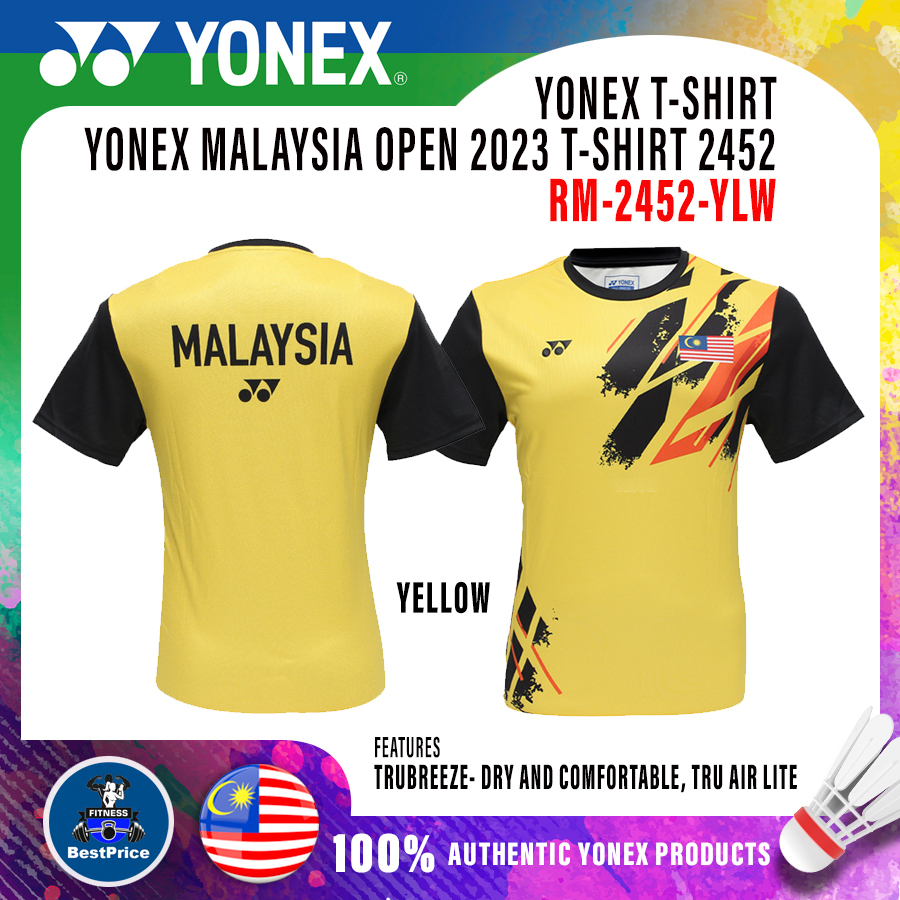 BPS Original Yonex Badminton Tshirt Badminton Tshirt Malaysia Open 2024 ...