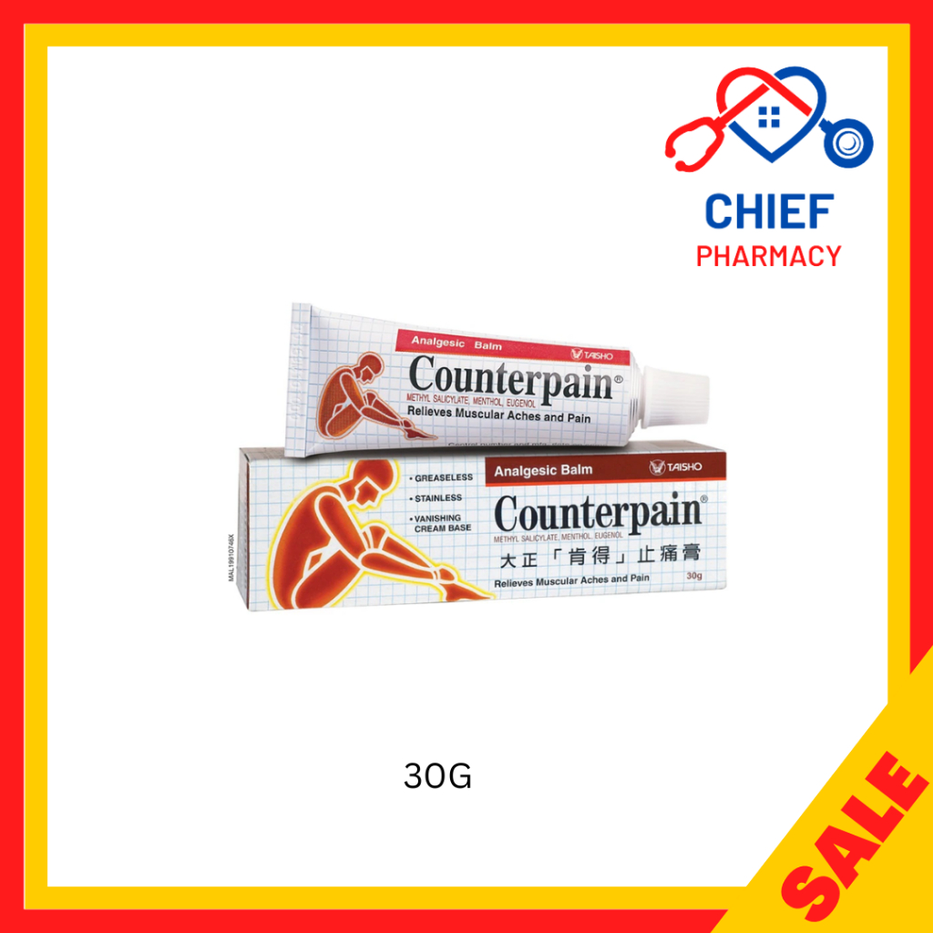 COUNTERPAIN ANALGESIC BALM/ PATCH/ HOT PATCH/ANALGESIC BALM | Shopee ...